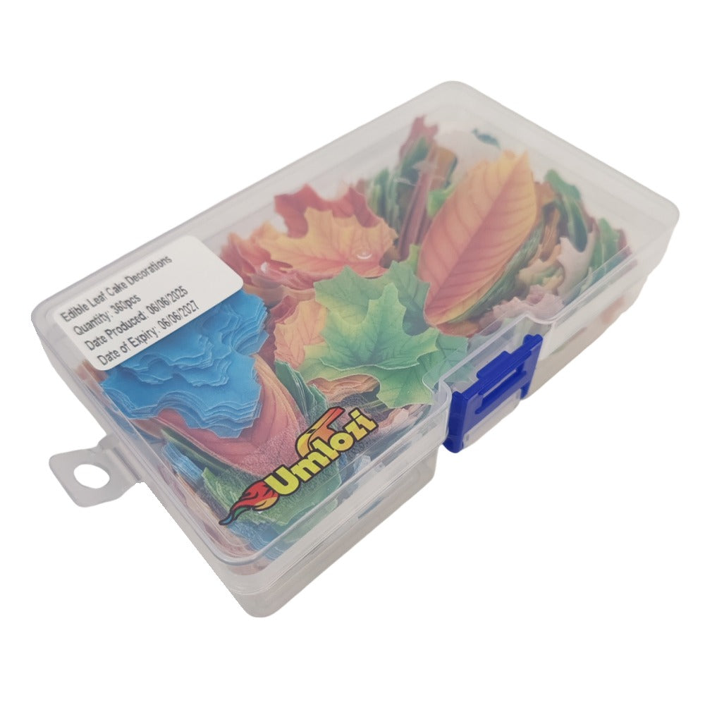Edible Rice Paper Maple & Regular Leaf Decorations 360pc - Baking, Fun ...