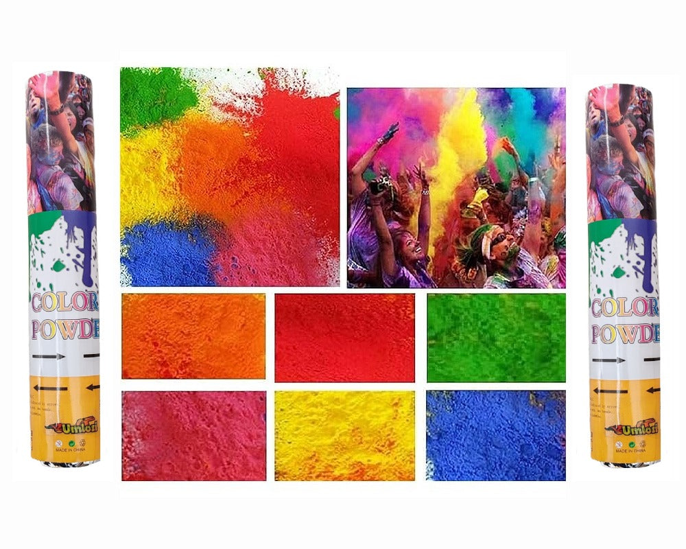 Colour Powder Cannons - 2 Pack - Assorted Colours – Umlozi International